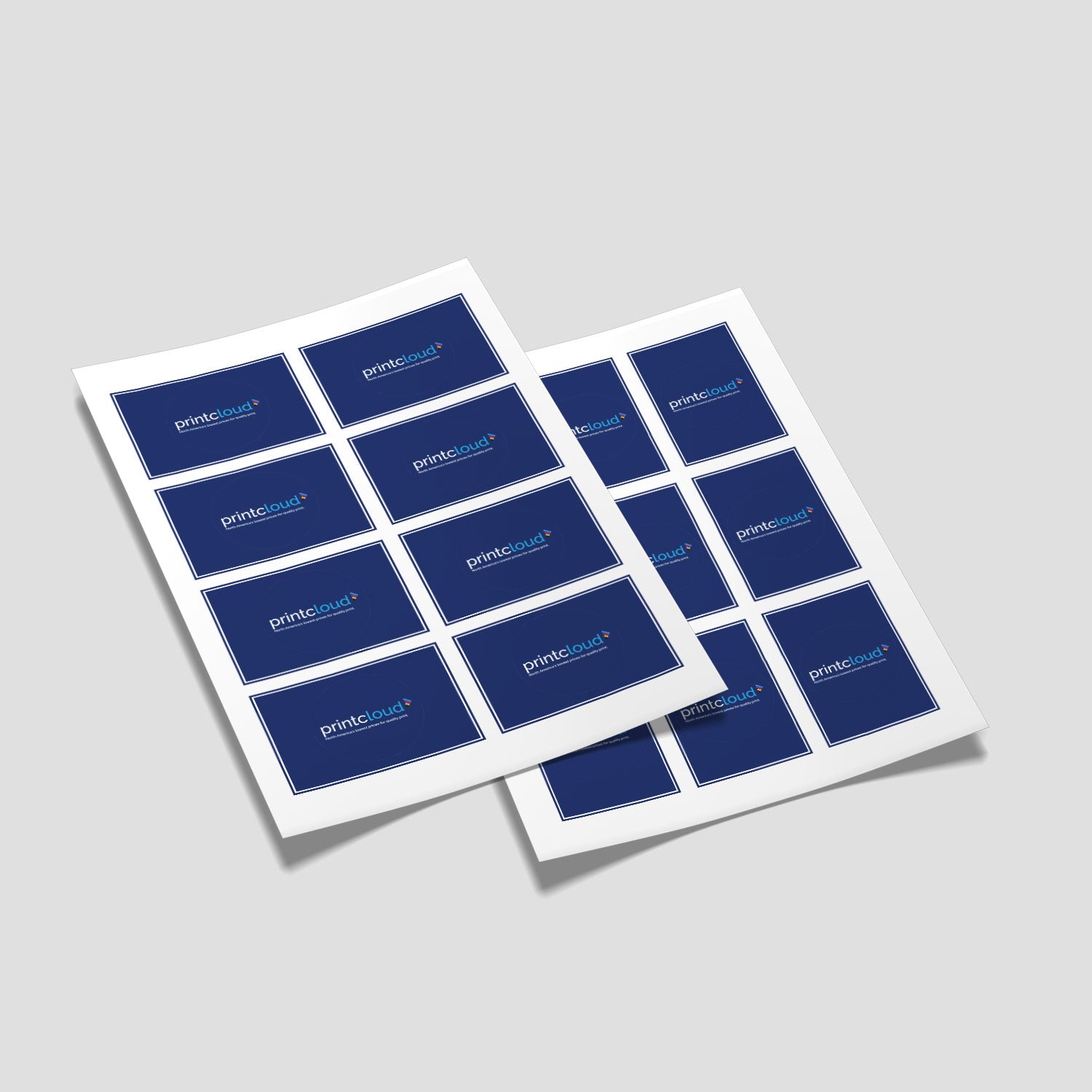 Rectangle Sticker Sheet Printing | Printcloud — Printcloud Inc