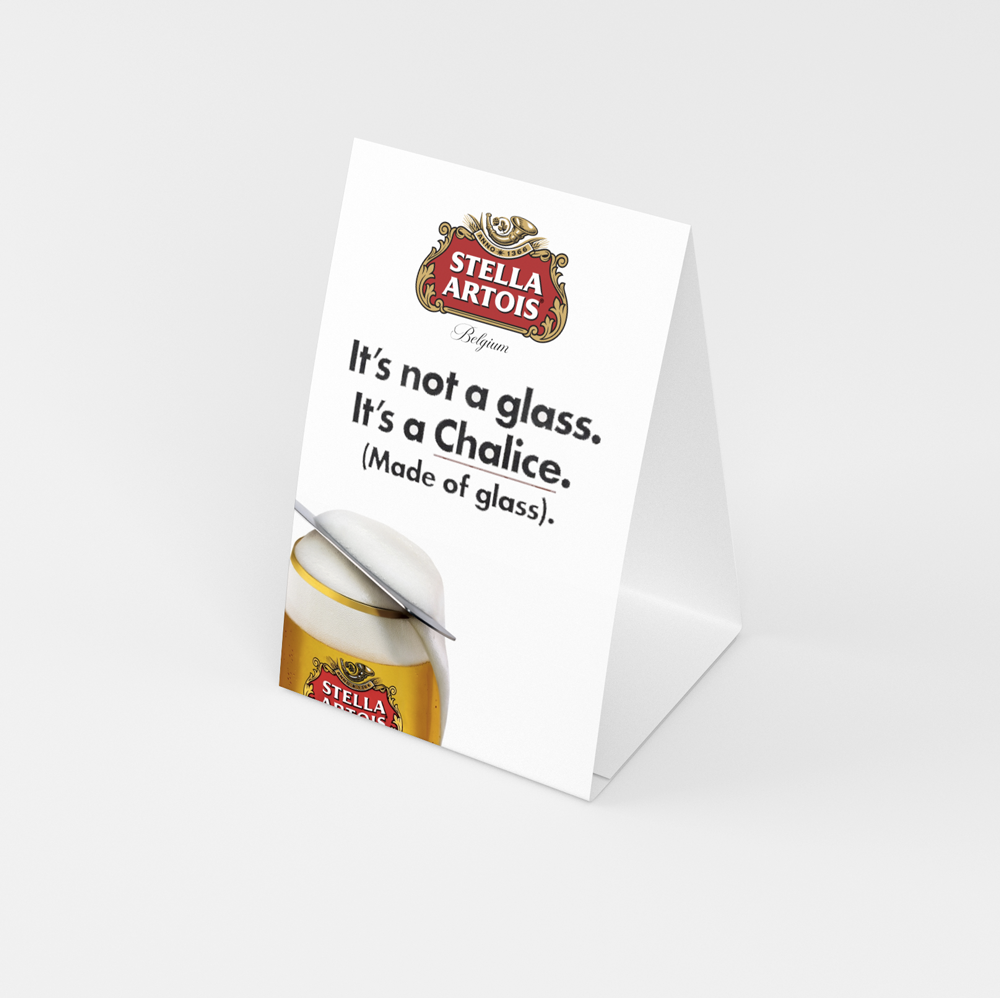 Custom Premium Table Tent Cards Printing Canada — Printcloud Inc